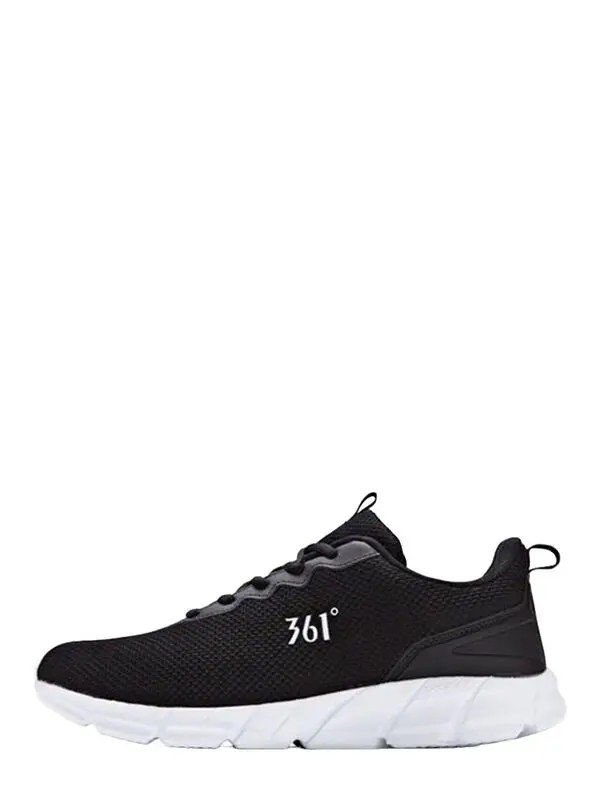 361 DEGREES Athletic Lace-up Sneakers - Black/white