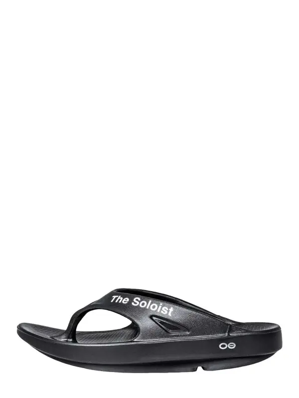 OOFOS X Takahiromiyashita The Soloist "the Sound Of The Soloist" Flip-flop - Black