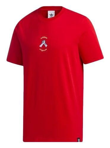 Adidas Originals Mic Graphic T 1 Sports Short Sleeve - Red