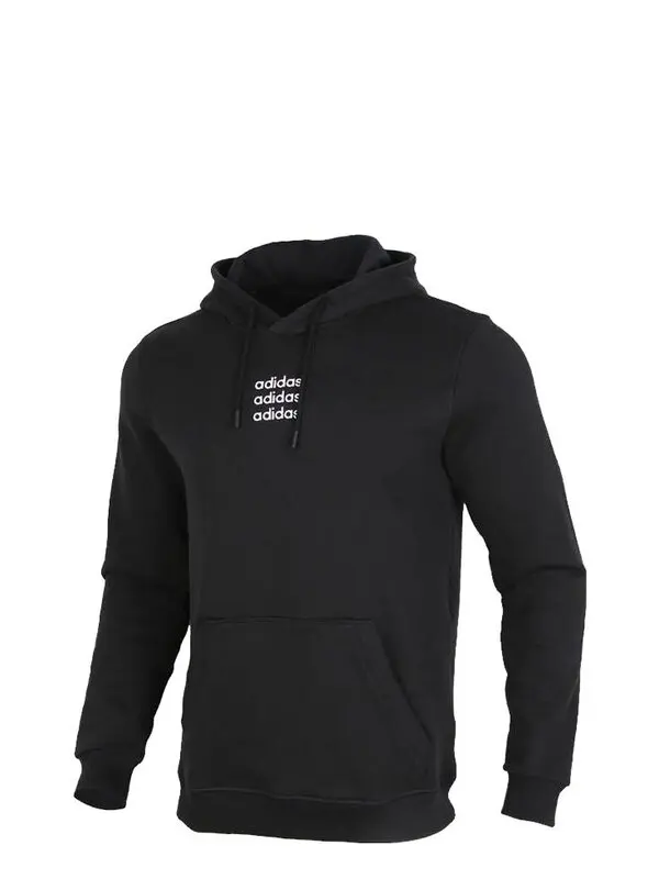 Adidas Neo C+ Hdy Logo Printing Casual Pullover - Black