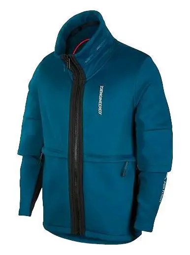JORDAN Air 23 Engineered Fleeced Stand Collar Sports Jacket - Blue