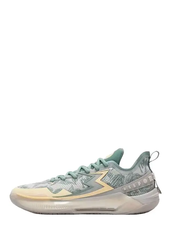 361 DEGREES Big3 5.0 Quick Pro "the Ancient Tea Road" Athletic Sneakers - Green/yellow
