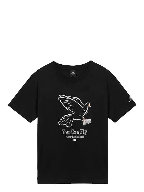NEW BALANCE X Naijel Graphic Print T-shirt - Black/white