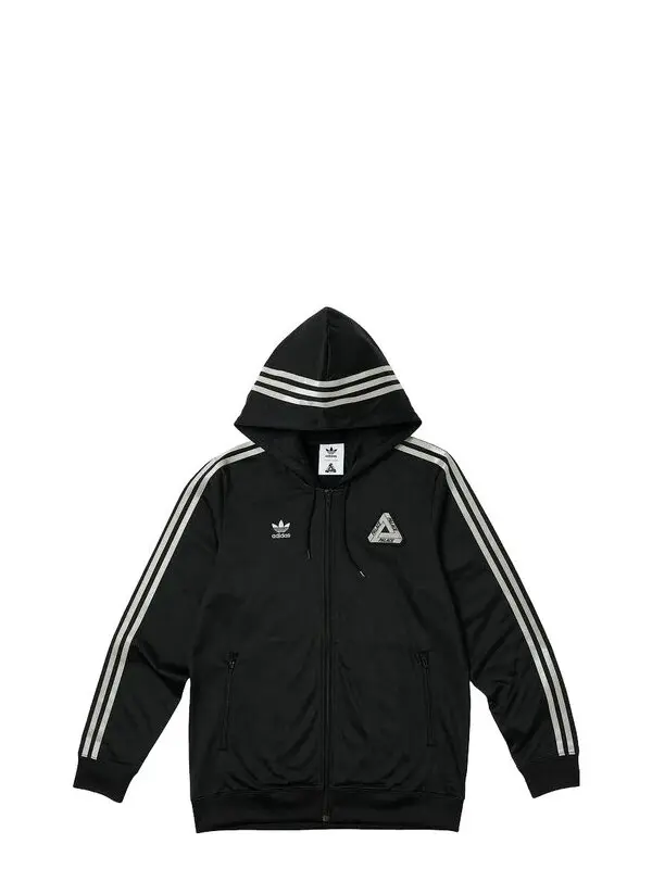Adidas Palace X Originals Hooded Firebird Track Top - Black