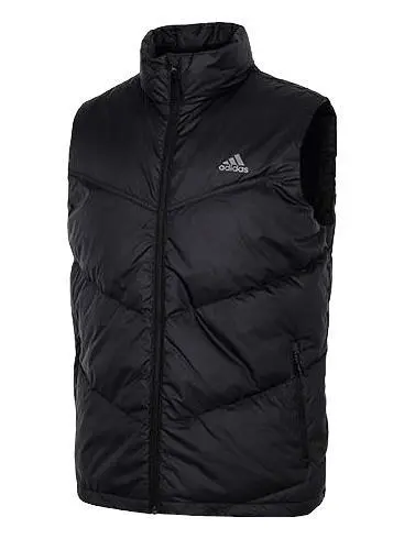 Adidas Puffer Vest With Stand Collar - Default Color