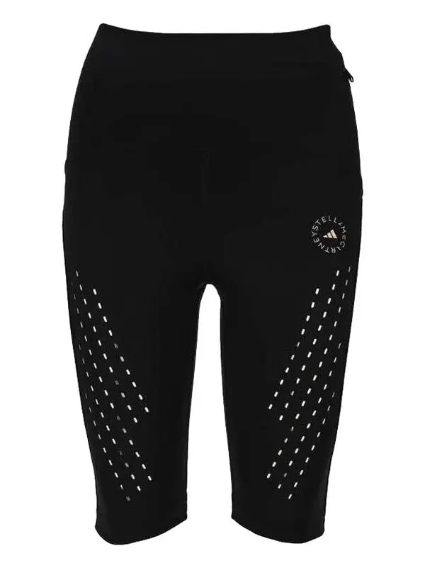 Adidas By Stella Mccartney Truepurpose High-waist Bike Shorts - Black