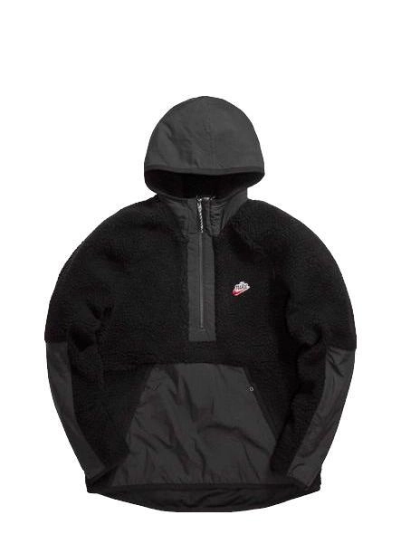 Nike Fleece Zip Up Hoodie - Black