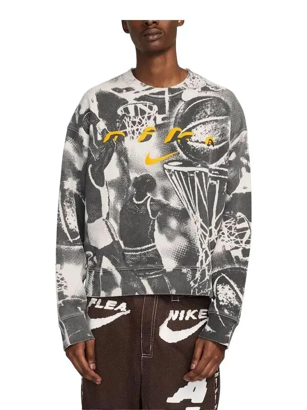 Nike X Cactus Plant Flea Market Hoop Crewneck - Light Bone