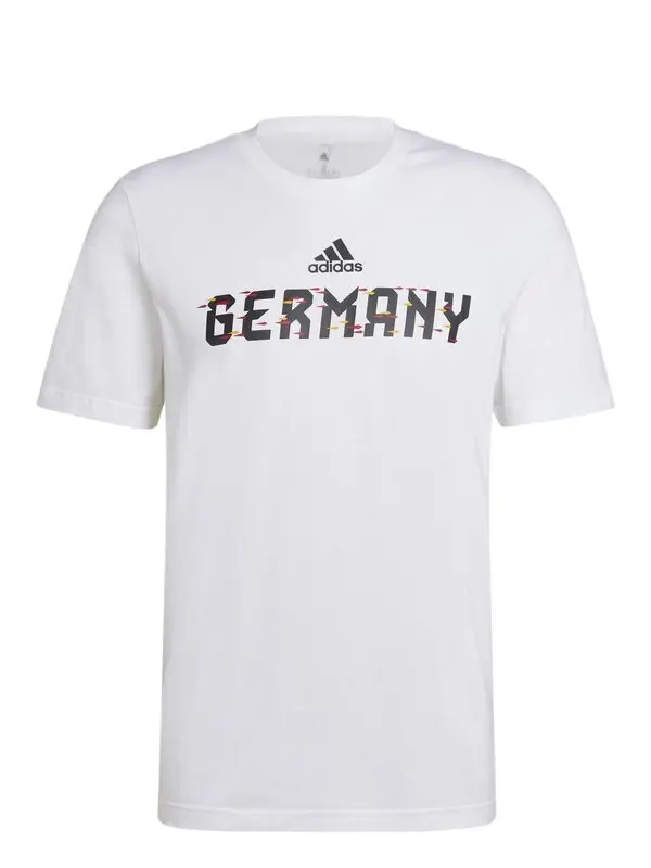 Adidas Fifa World Cup 2022 Germany T-shirt 'white - White/black
