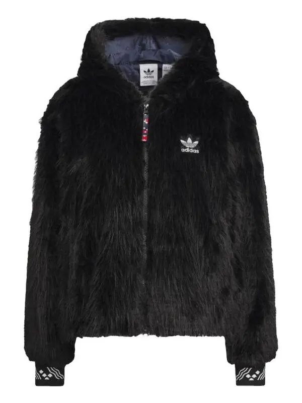 Adidas Originals X Feifei Ruan Fur Jacket - Black