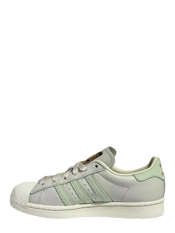 Adidas Originals Superstar Low Top Sneakers - Light Green