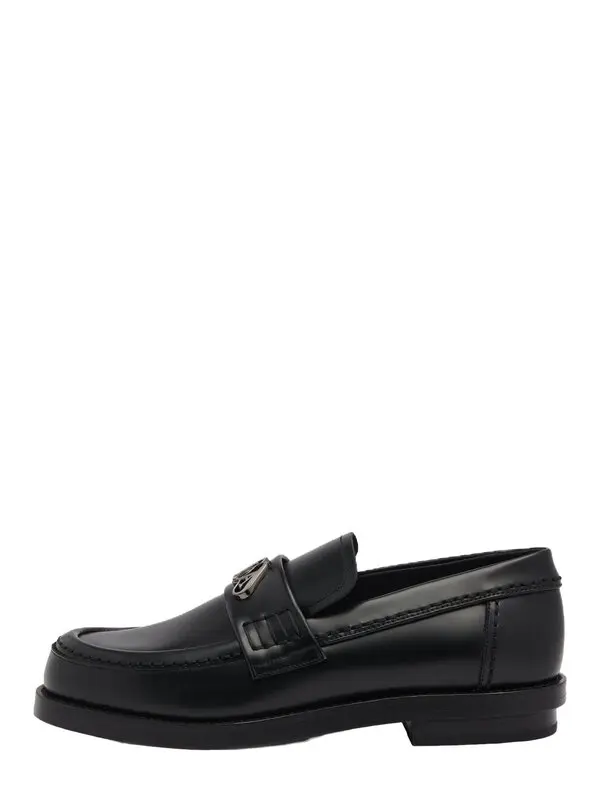 Alexander McQueen Seal Loafer - Black/gun Metal