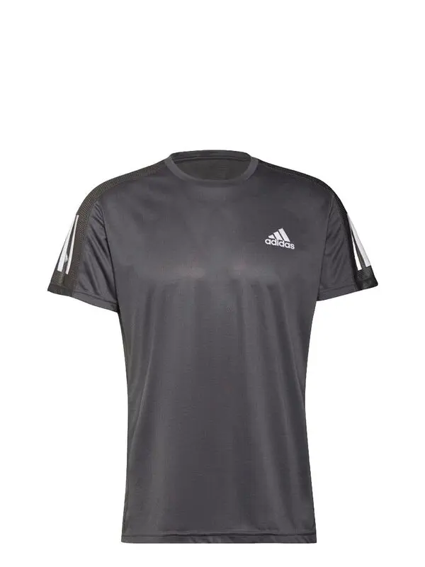 Adidas Own The Run Training Short Sleeve Shirt - Dark Gray