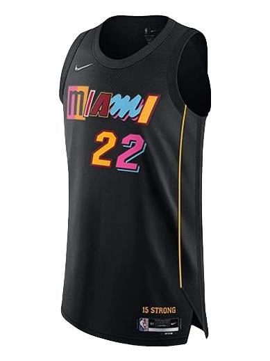 Nike X Nba Miami Heat Jimmy Butler 22 Jersey - Black