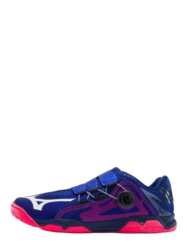 Mizuno Medal Boa Athletic Sneakers - Blue/red