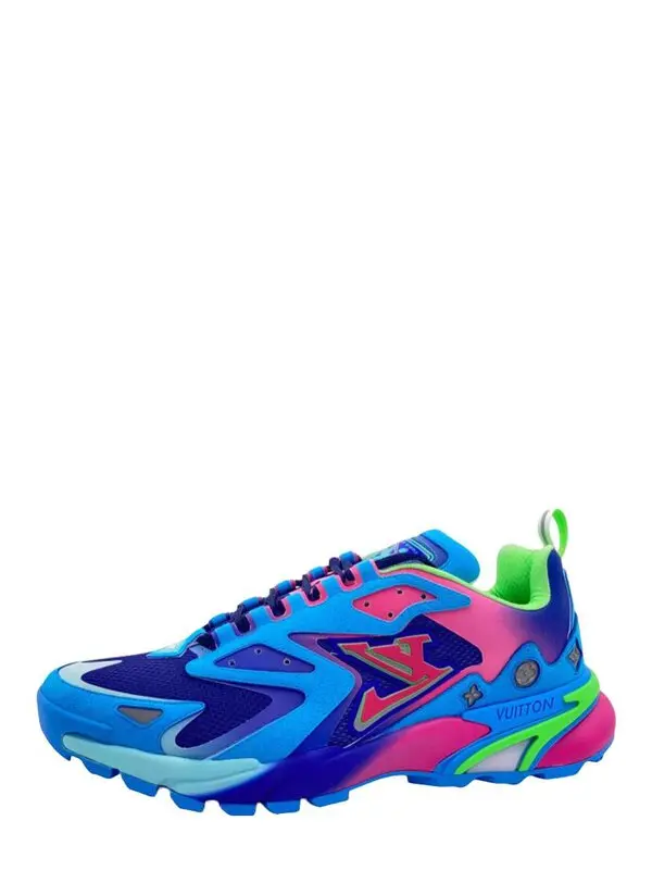 LOUIS VUITTON Runner Tatic Sneakers - Blue/pink/green