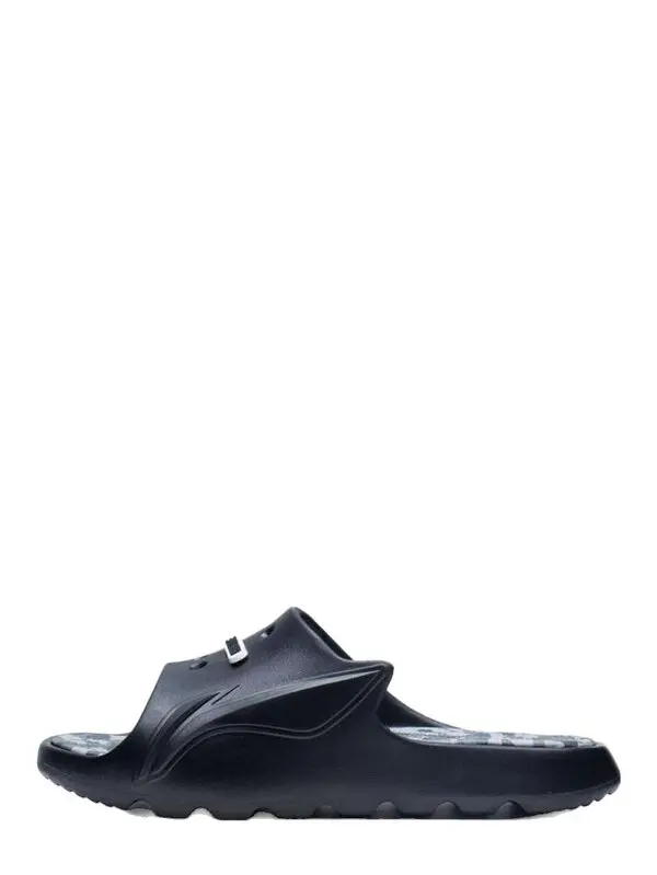LI-NING Slides With Camouflage Detailing - Black Camo
