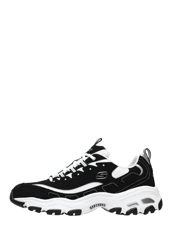 Sketchers D'lites Daddy Shoes - White/black