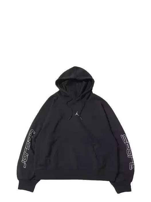 JORDAN Sport Graphic Fleece Hoodie - Black/stealth