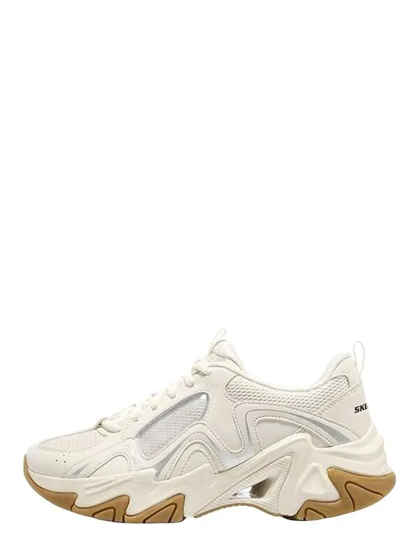 Sketchers Stamina V3 Sneakers - White/tan