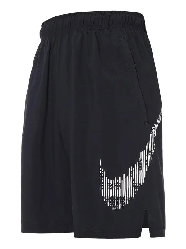 Nike Dry Flex Logo Woven Sports Shorts - Black