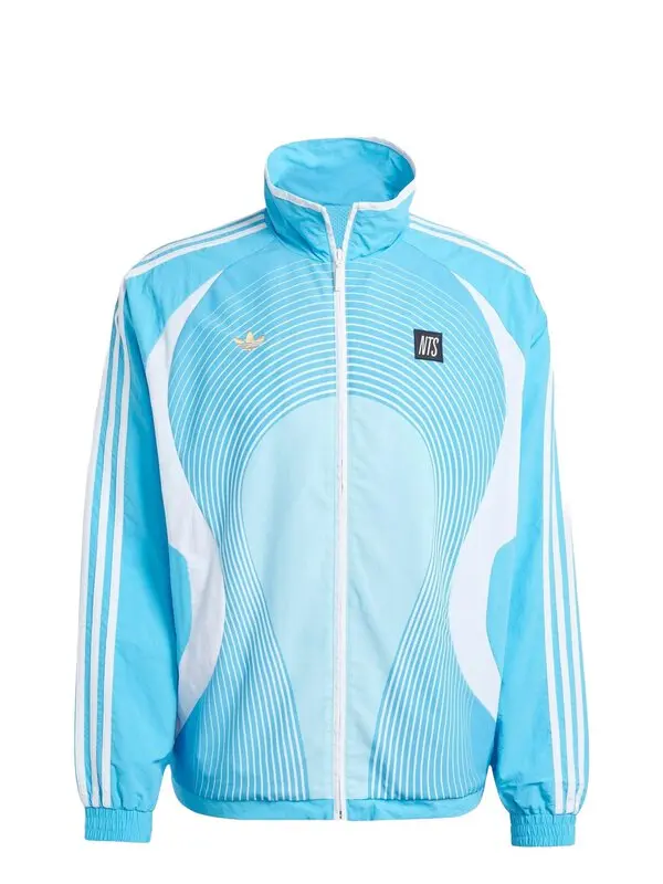 Adidas X Nts Radio Allover Print Sst Track Jacket - Sky Rush