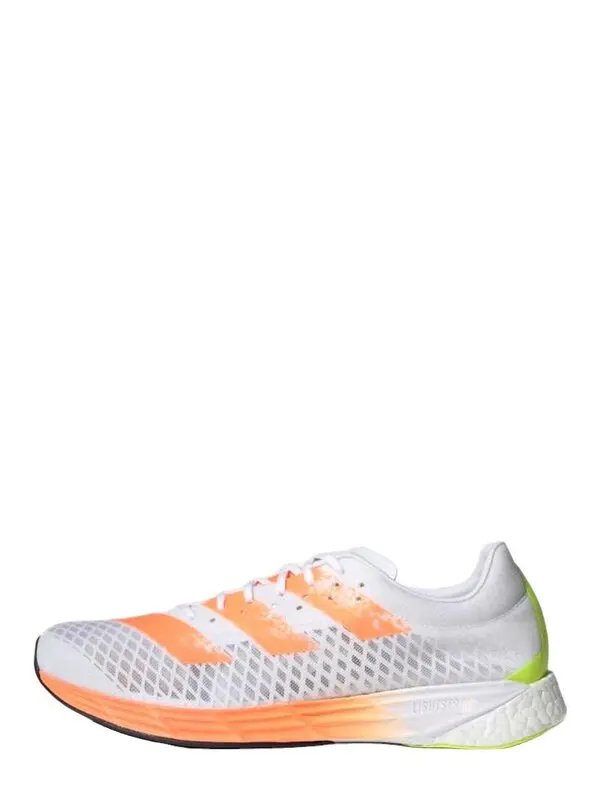 Adidas Adizero Adios Pro Athletic Sneakers - White/orange