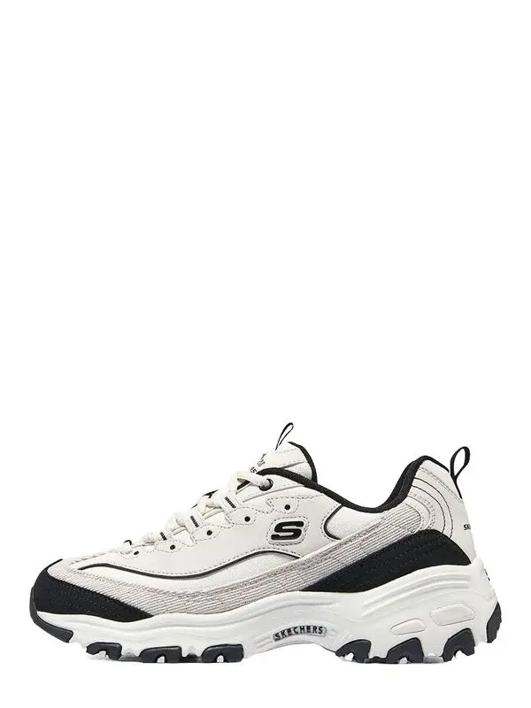 Sketchers Arch Fit D'lites Sneakers - White/black