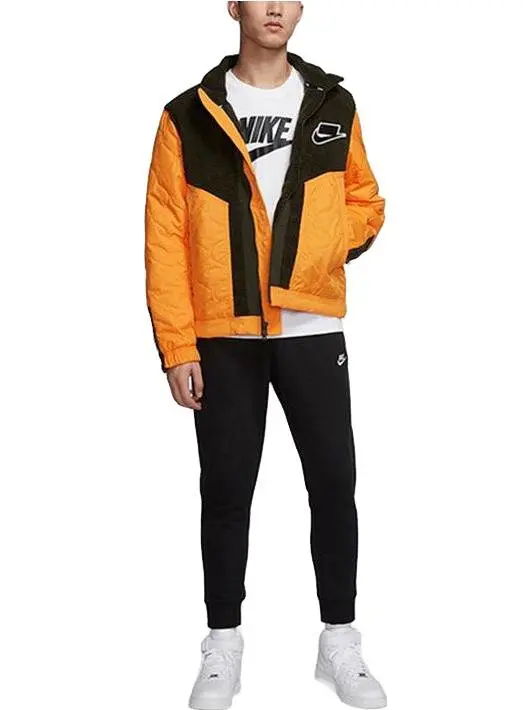 Nike Synthetic-fill Sports Jacket - Goldyellow