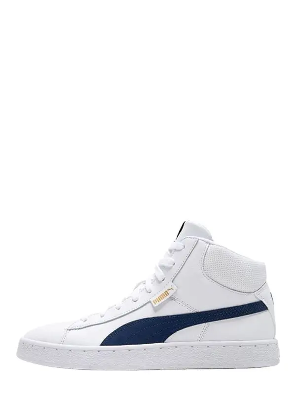 PUMA 1948 Mid Cozy Breathable Mid Tops Casual Skateboarding Shoes - White