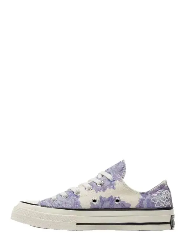 CONVERSE Chuck 70 Low Floral Print Sneakers - Cream