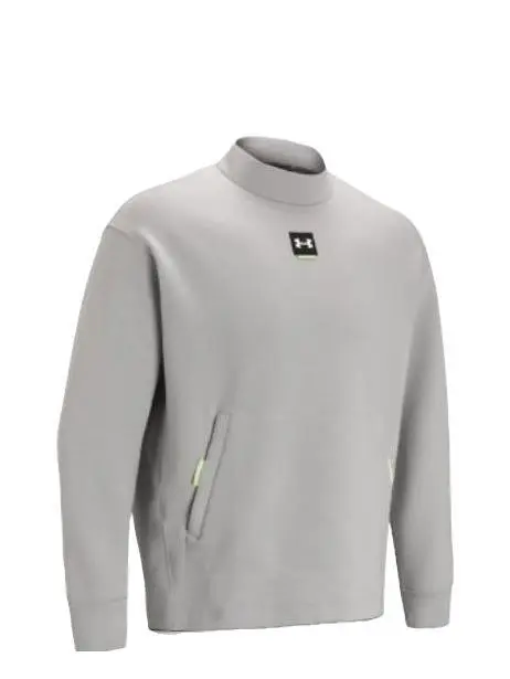 Under Armour Summit Knit Mock Fleece Top - Grey