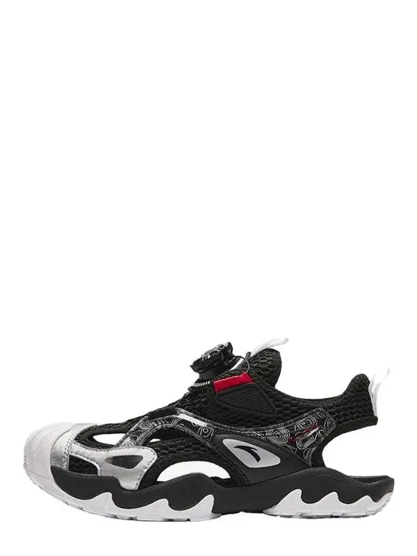 ANTA Outdoor Sandals - Black/silver/white