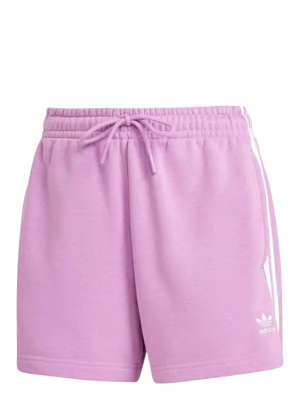 Adidas 3-stripes French Terry Shorts - Preloved Purple