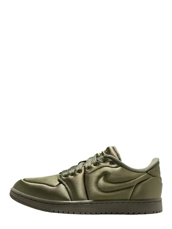 JORDAN 1 Low Method Of Make Satin - Medium Olive/medium Olive