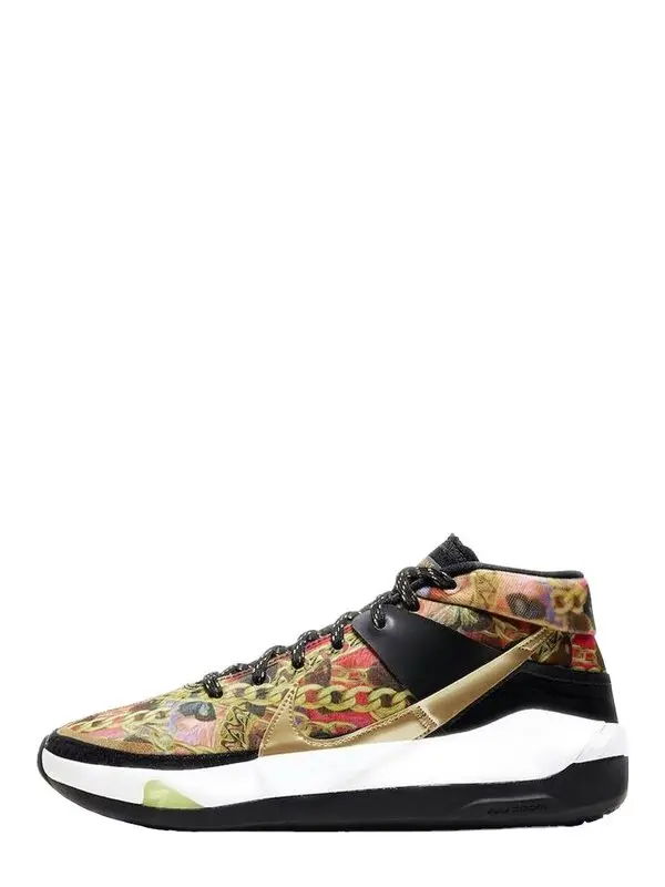 Nike Kd "hyped" Mid-top Basketball Sneakers - Multi-color