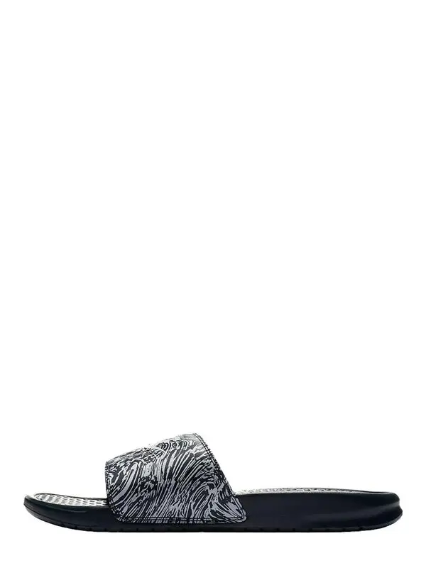 Nike Benassi Jdi Print Slides - Obsidian