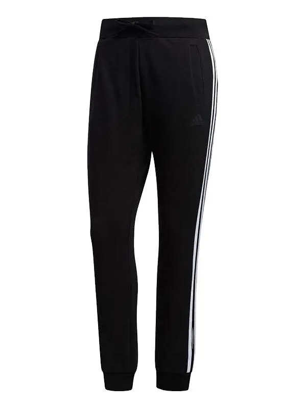 Adidas Fl 3s Slim Knit Pants - Black