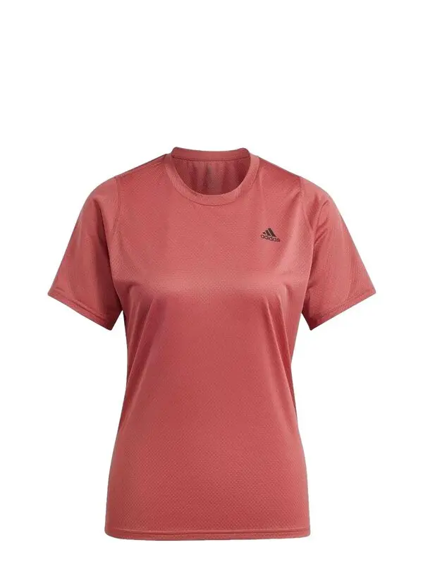 Adidas Run Icon 3 Bar T-shirt - Red