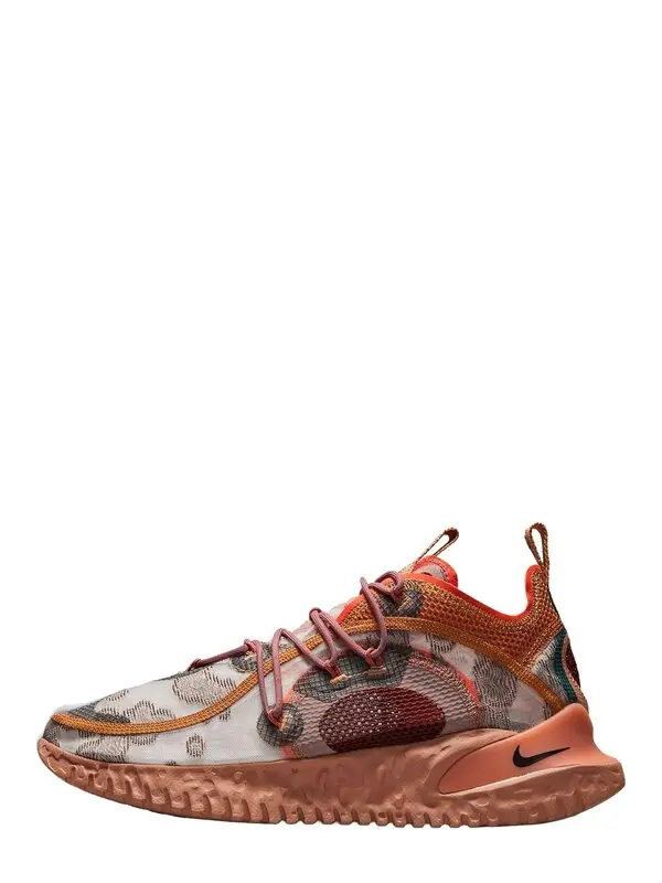 Nike Ispa Flow 2020 "desert Sand" Sneakers - Brownred/gray
