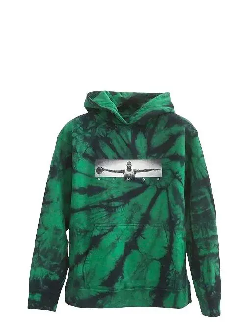 JORDAN Artist Print Hoodie - Green