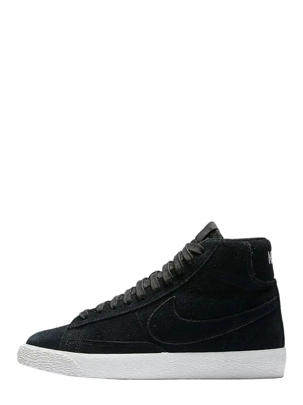 Nike Blazer Mid Premium High Top Sneakers - Black