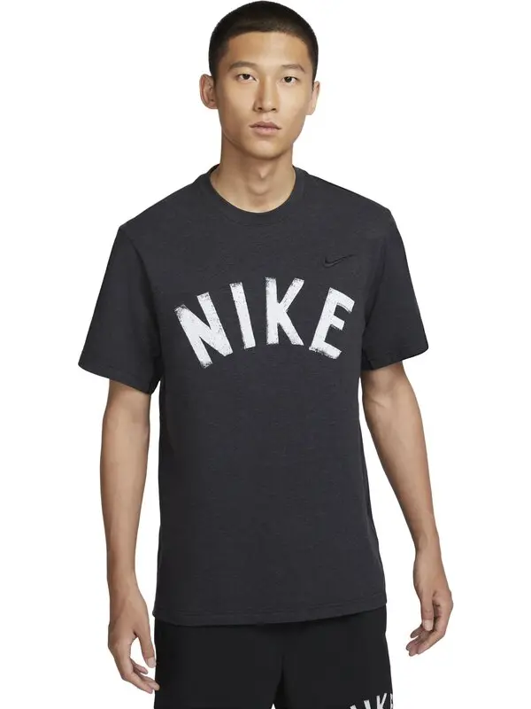 Nike Primary Swoosh Dri-fit T-shirt - Black/white