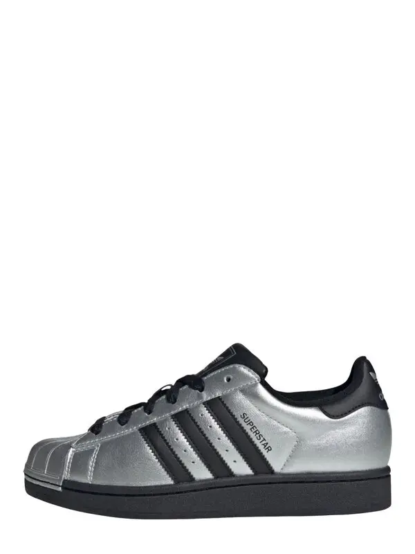 Adidas Superstar Ii "silver Metallic Black - Silver Metallic/black