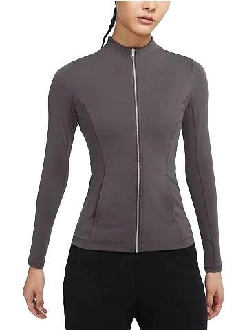 Nike Stand Collar Zip Up Jacket - Grey