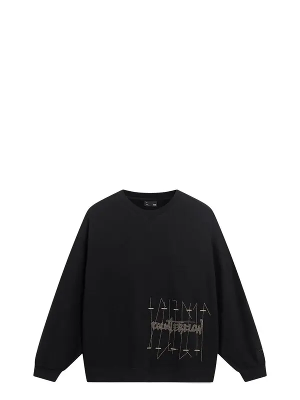 LI-NING Counterflow Graphic Sweatshirt - Black