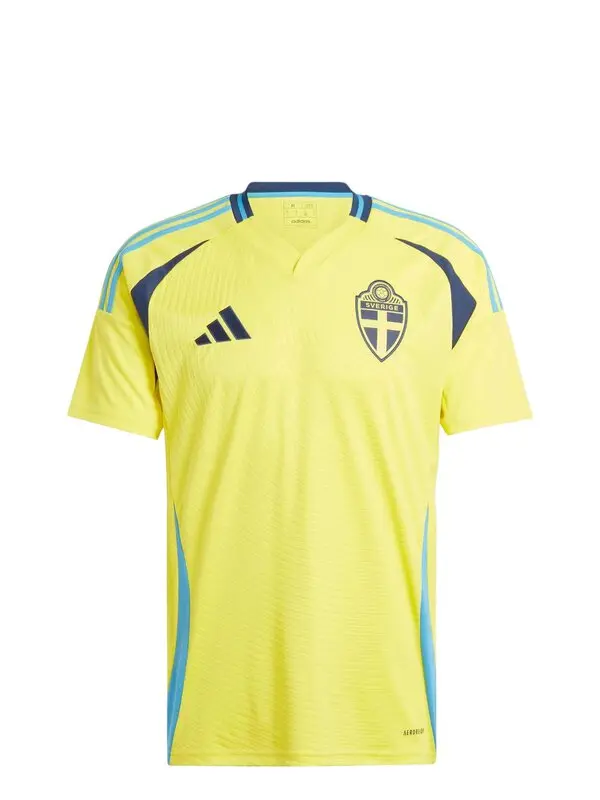 Adidas Sweden 24 Home Soccer Jersey - Bright Yellow