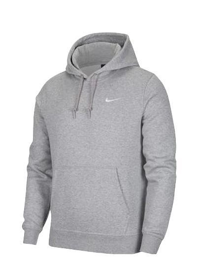 Nike Club Swoosh Logo Hoodie - Gray