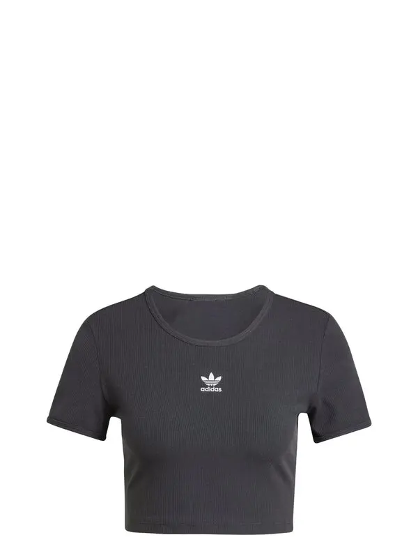 Adidas Essentials Rib T-shirt - Bkack