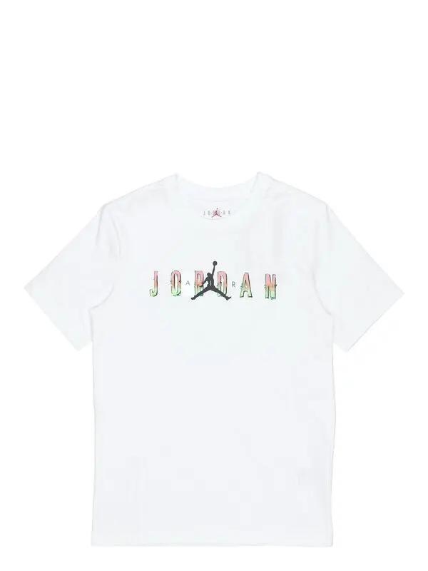 JORDAN Sport Dna Crew Neck Printed Short Sleeve - White